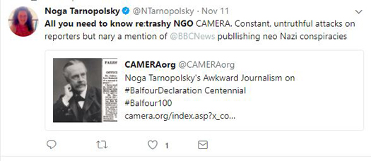 Noga Tarnopolsky’s Awkward Journalism on Balfour Centennial | CAMERA