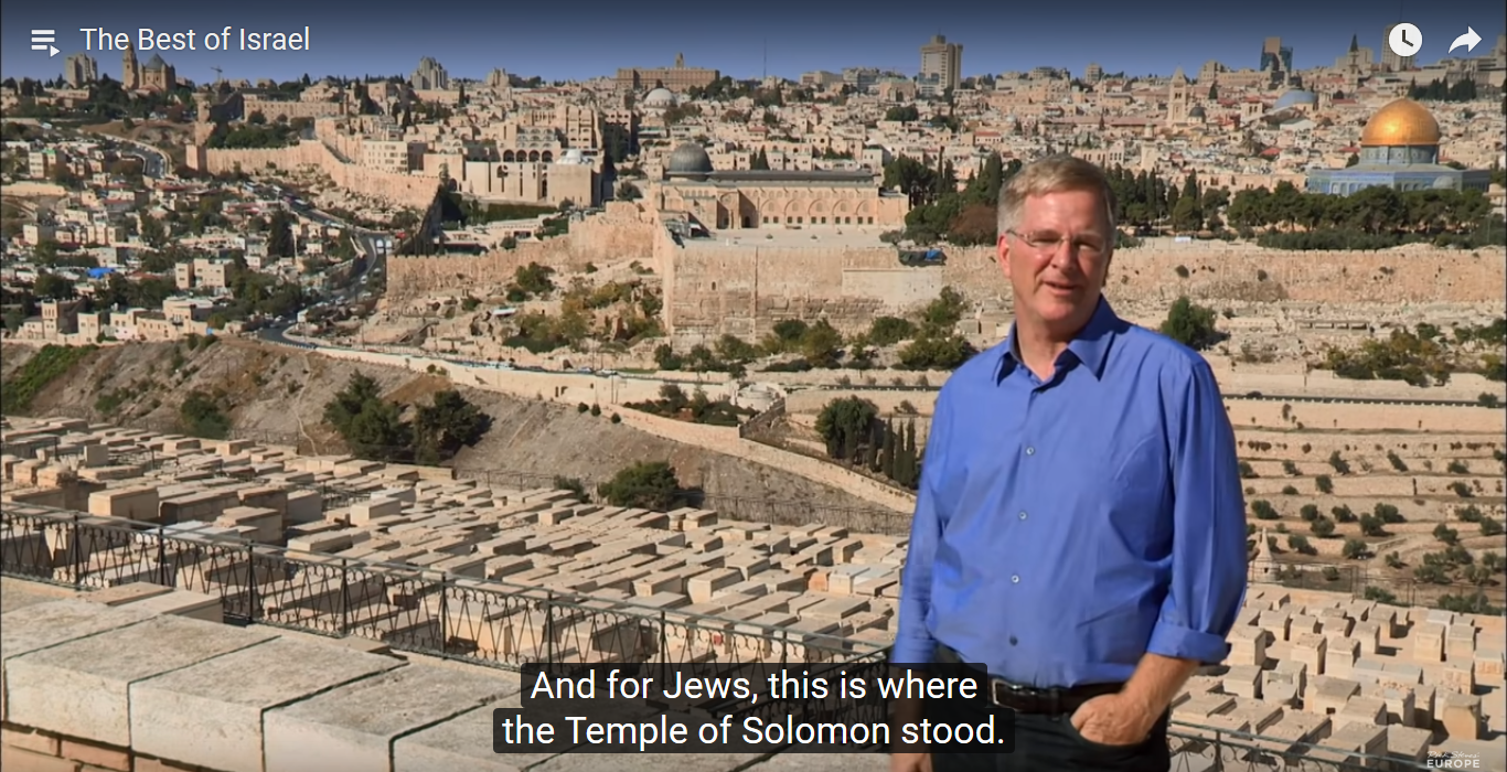 PBS’s Rick Steves Travelogues Trip Over Israel | CAMERA
