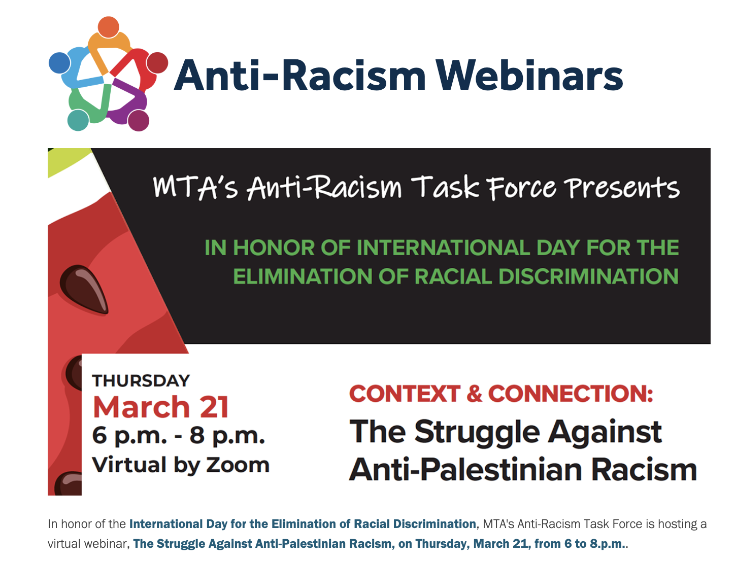 Massachusetts Teachers Association Anti-Racism Task Force Webinar ...